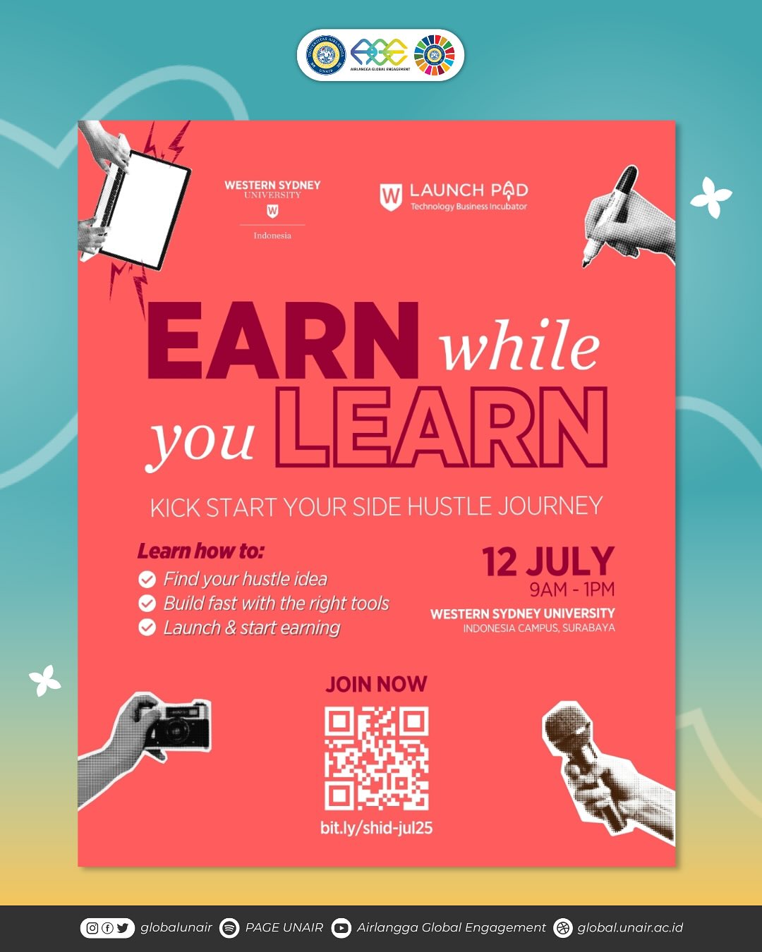Earn While You Learn Workshop – Side Hustle Mahasiswa Gratis!